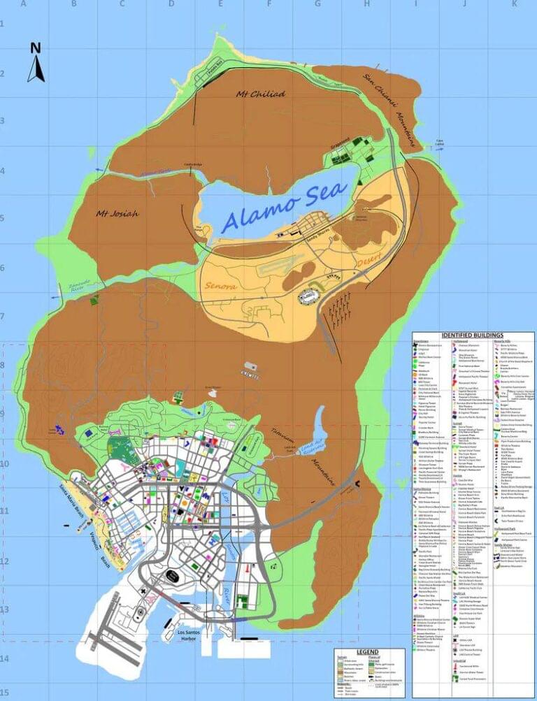 Genuine Grand Theft Auto 5 Map 2025 Updated